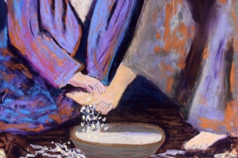 Jesus washing feet | The Bible Speaks to You